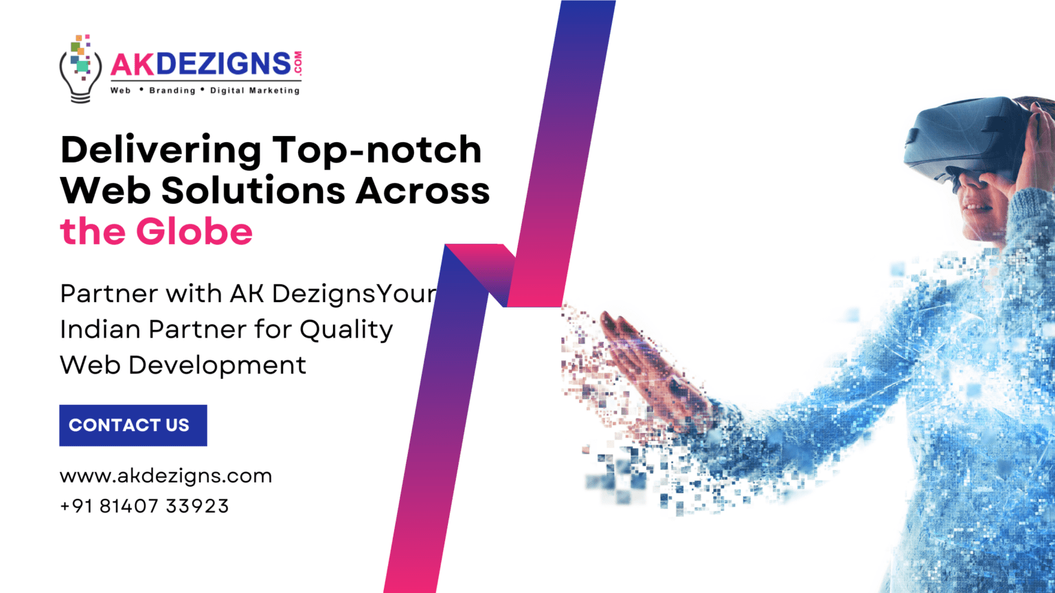 Delivering Top-notch Web Solutions Across the Globe: Partner with AK DezignsYour Indian Partner ...